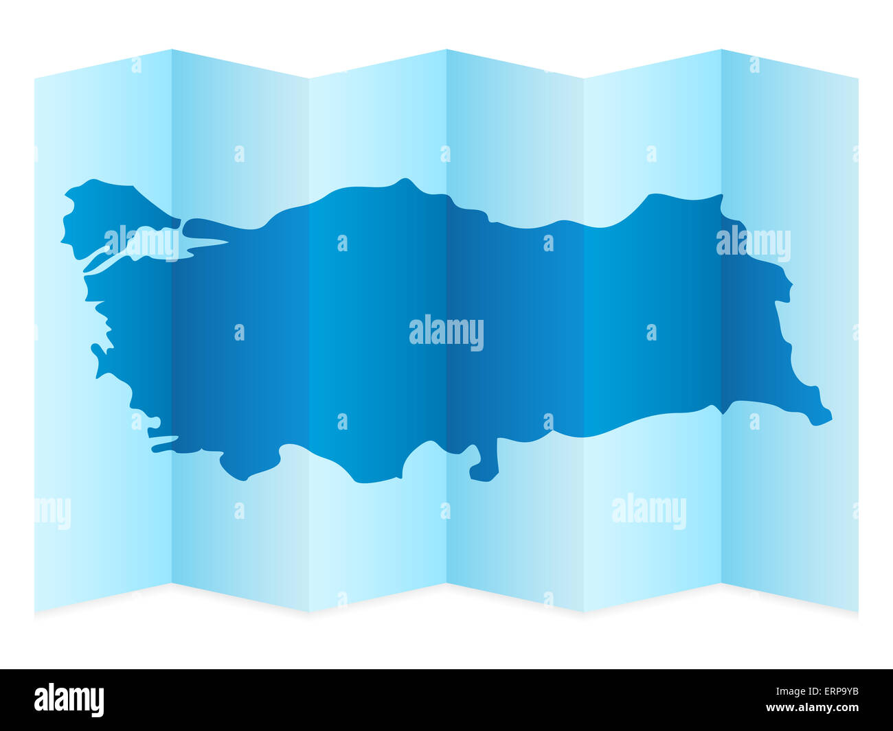 Turkey map on a white background. Vector illustration Stock Photo - Alamy