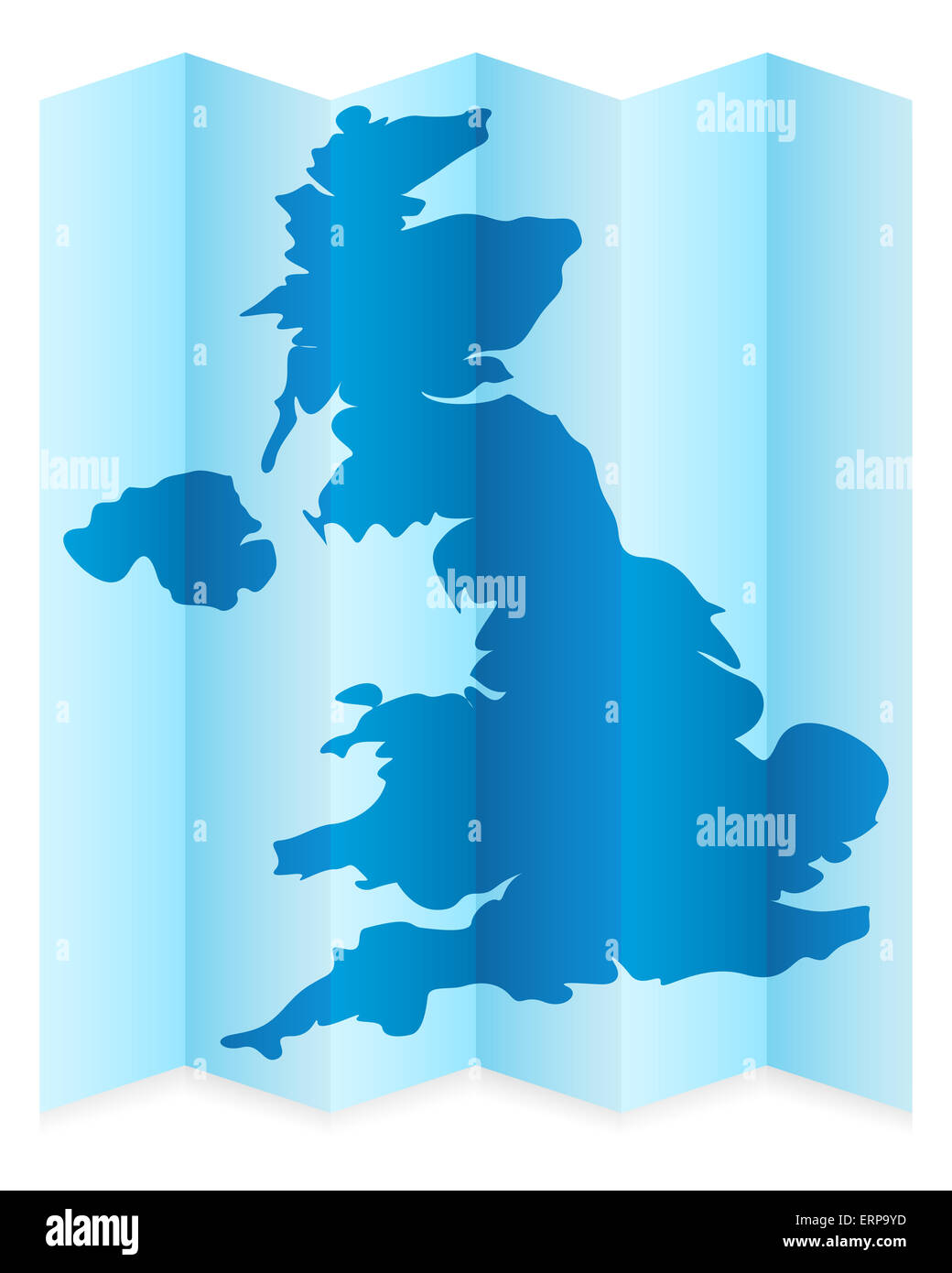 UK map on a white background. Vector illustration Stock Photo - Alamy