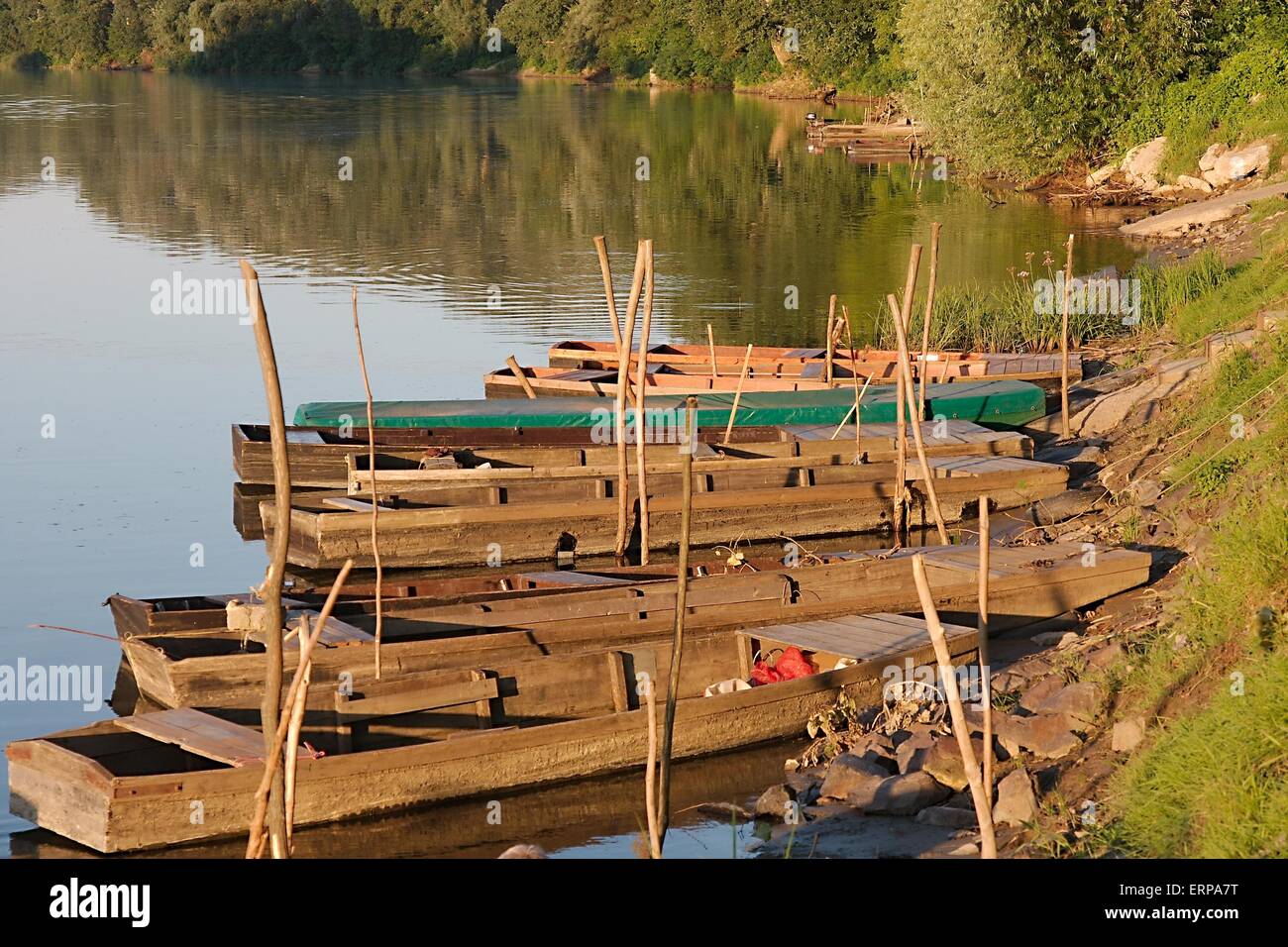 Fishing by the river tisza hi-res stock photography and images - Alamy
