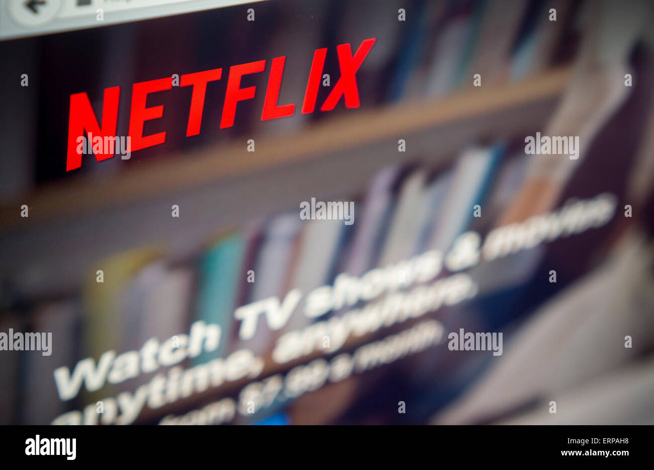 The website video streaming service Netflix is seen on Wednesday, June ...