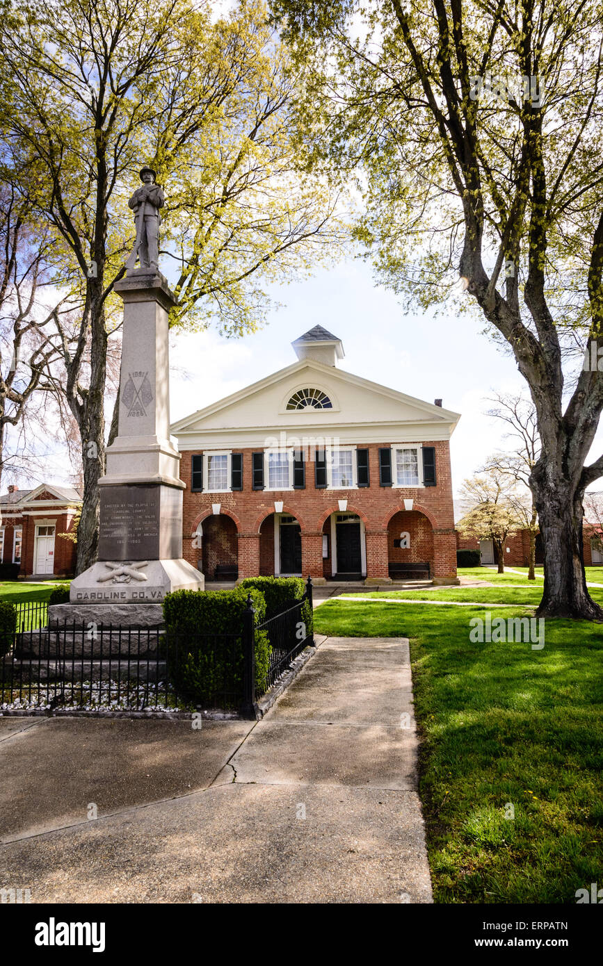 Caroline County Courthouse, Bowling Green, Virginia Stock Photo - Alamy