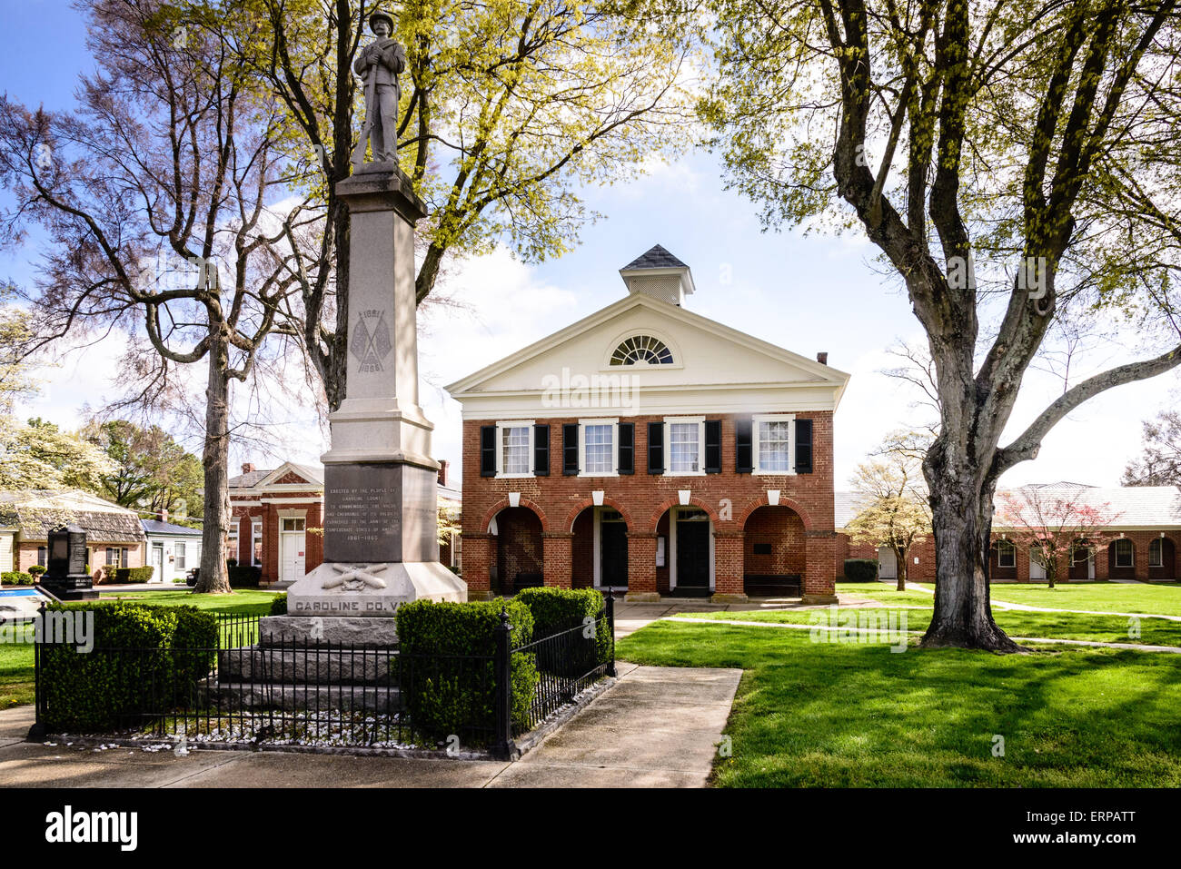 Caroline County Courthouse, Bowling Green, Virginia Stock Photo - Alamy