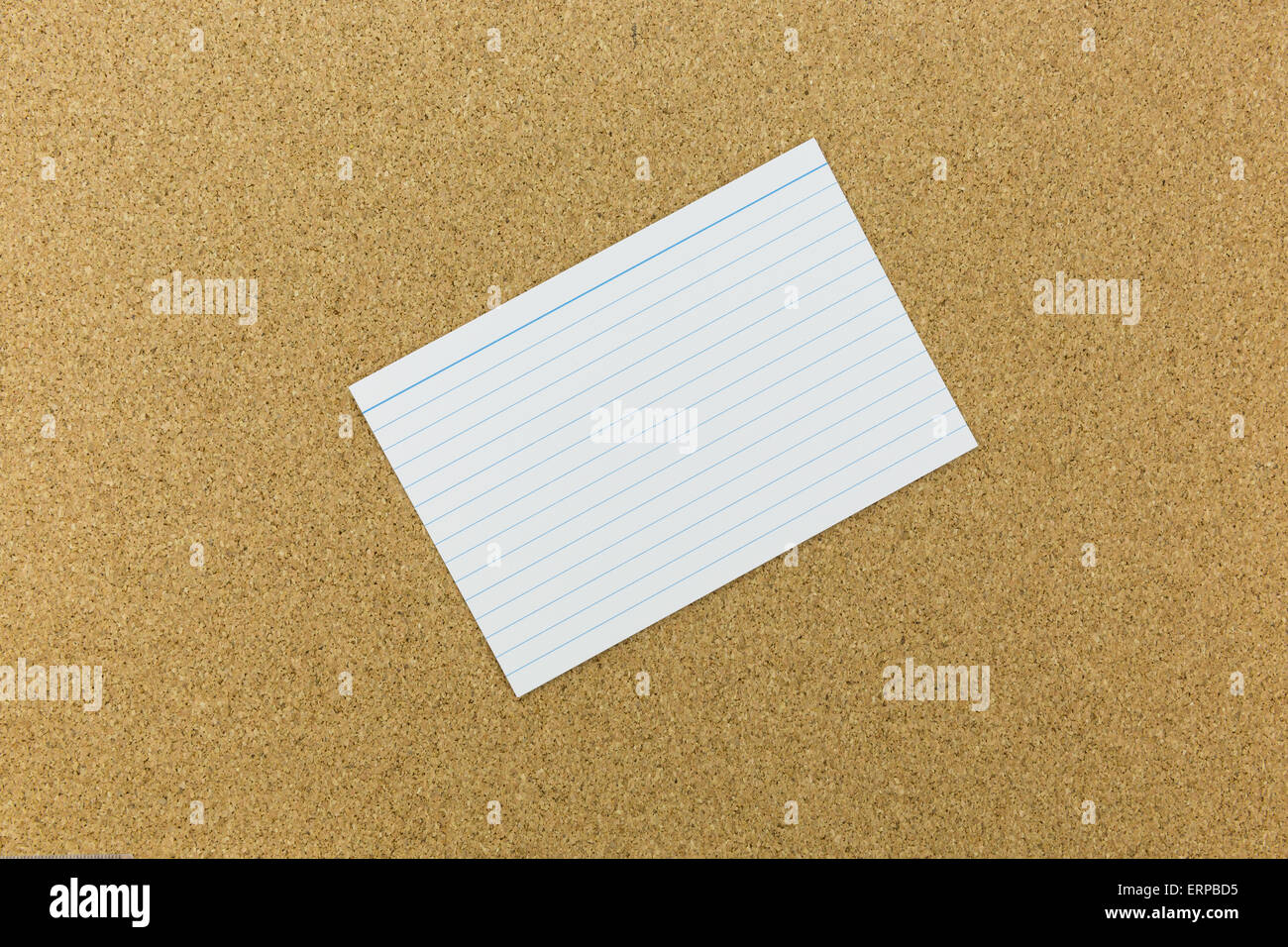 piece of note on cork board Stock Photo - Alamy