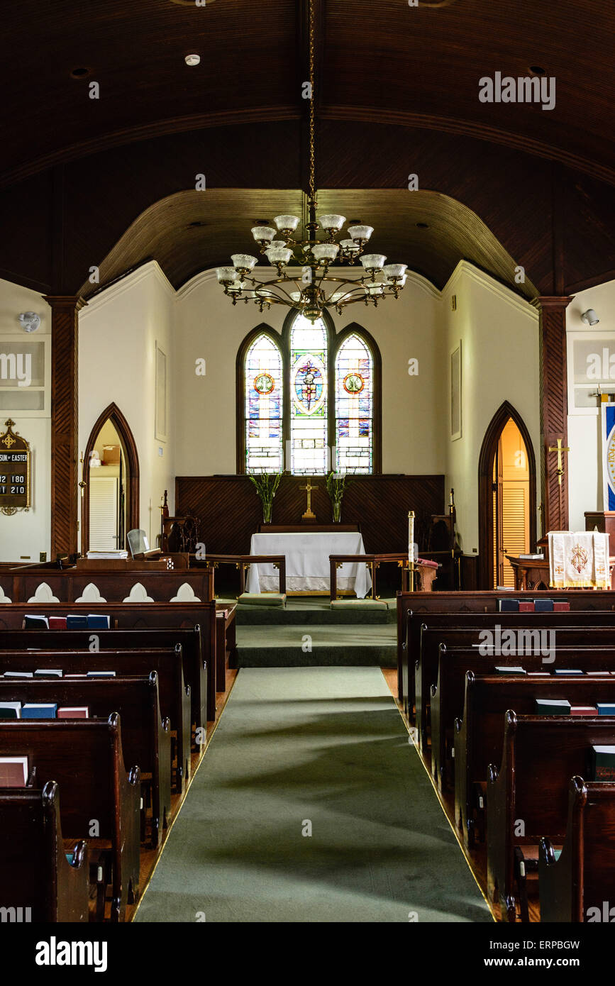 Interior 1890s church us hi-res stock photography and images - Alamy