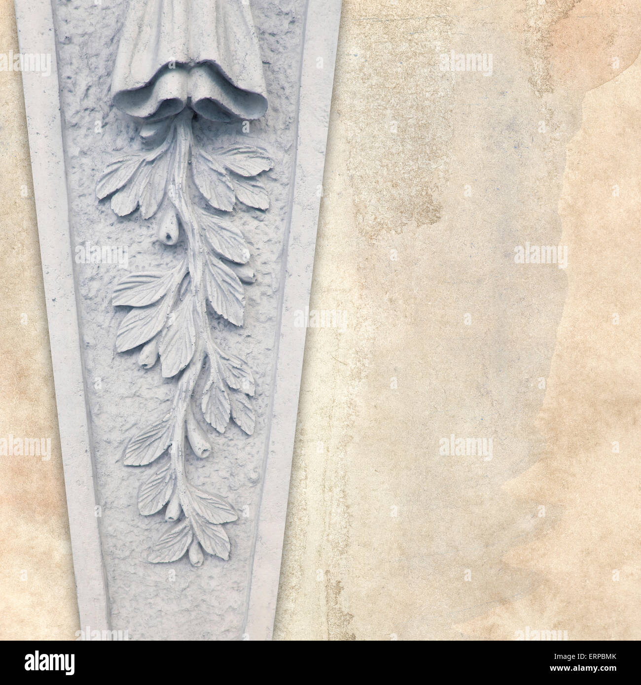 architectural element on the old paper Stock Photo - Alamy