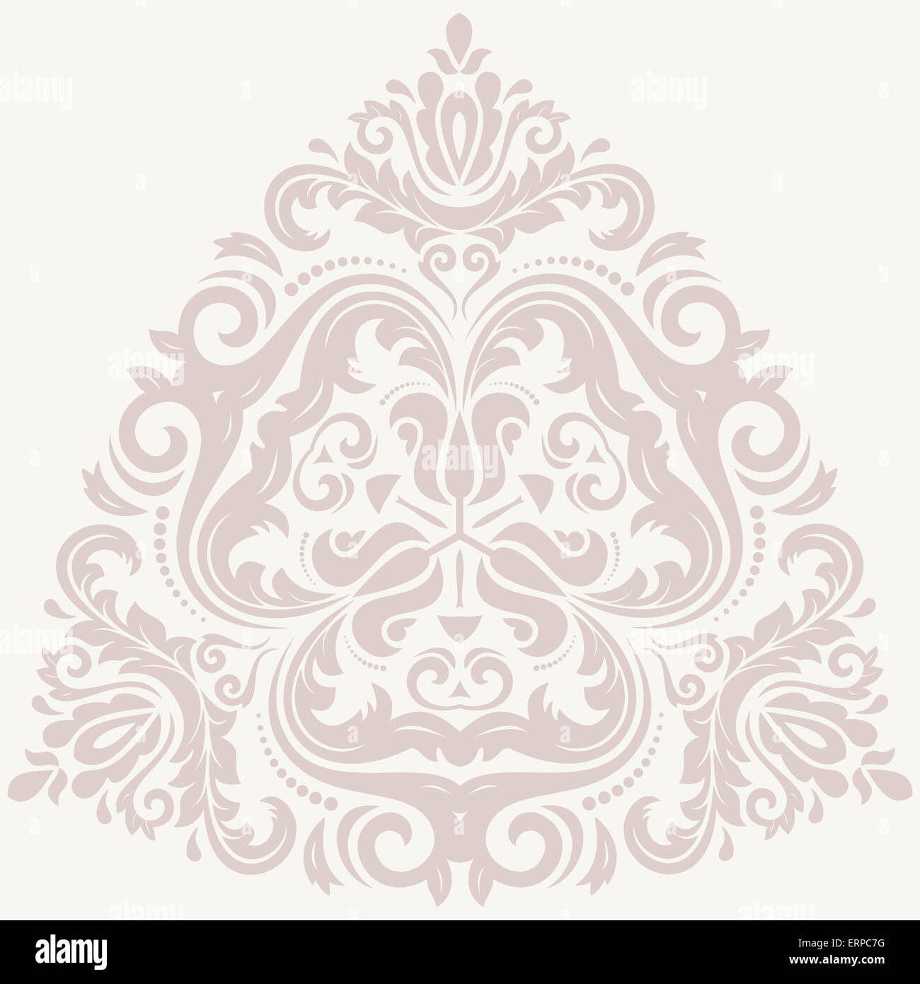 Damask Orient Pattern Stock Photo - Alamy