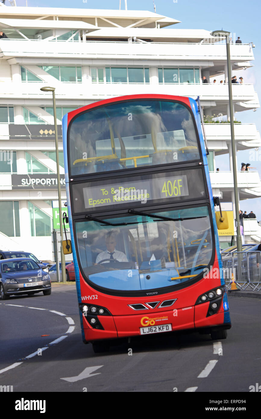 Epsom Downs Surrey UK. 6th June, 2015. The special service 406F double ...