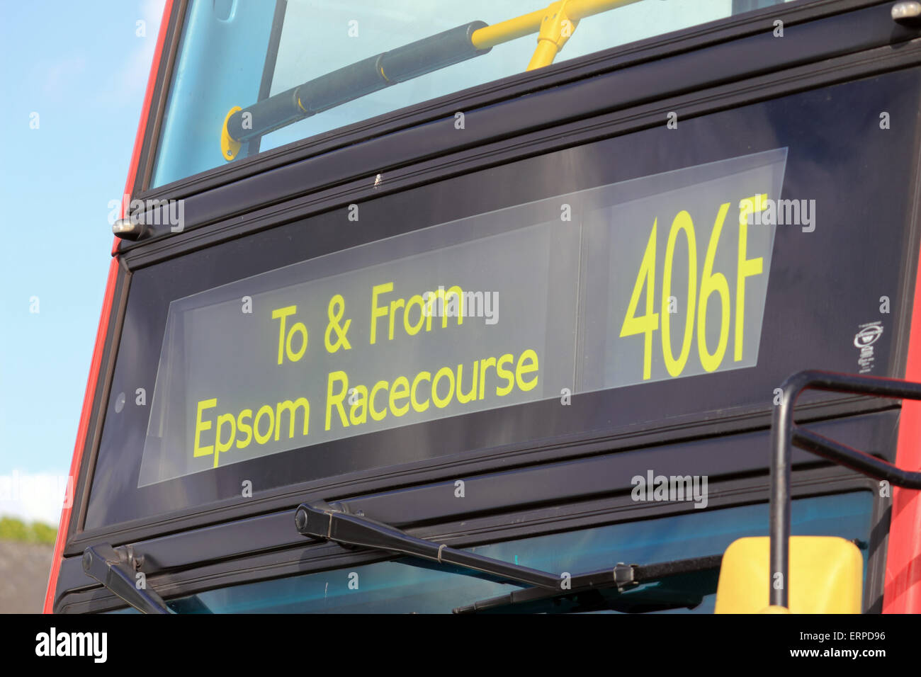 Epsom Downs Surrey UK. 6th June, 2015. The special service 406F double ...