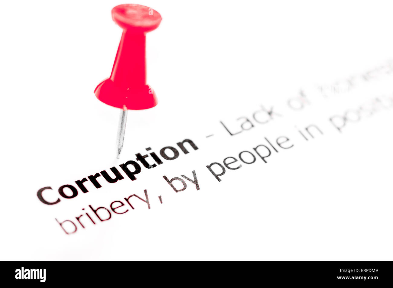 Word corruption hi-res stock photography and images - Alamy