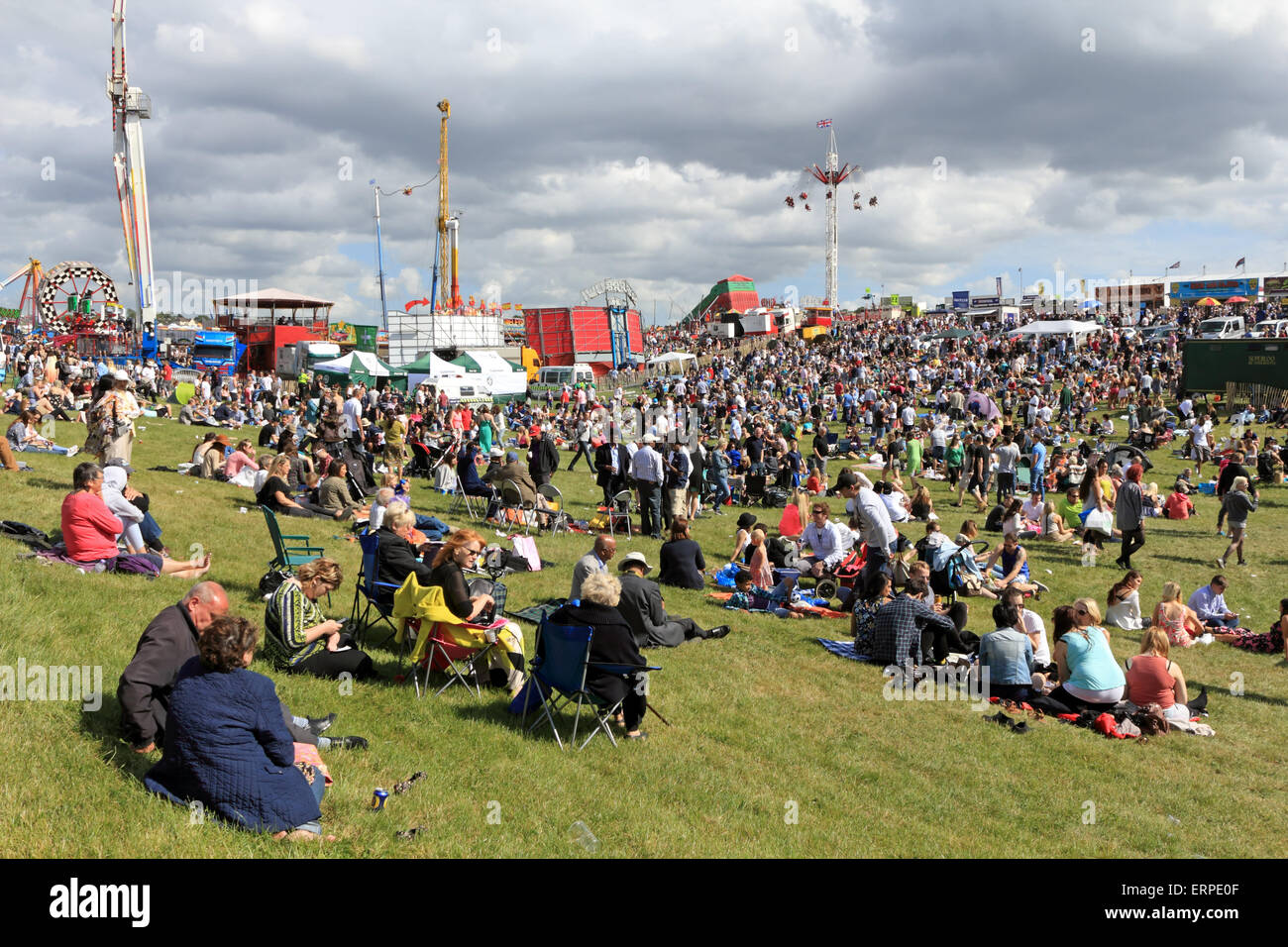 Epsom Downs Surrey UK. 6th June, 2015. Colourful scenes as thousands of ...