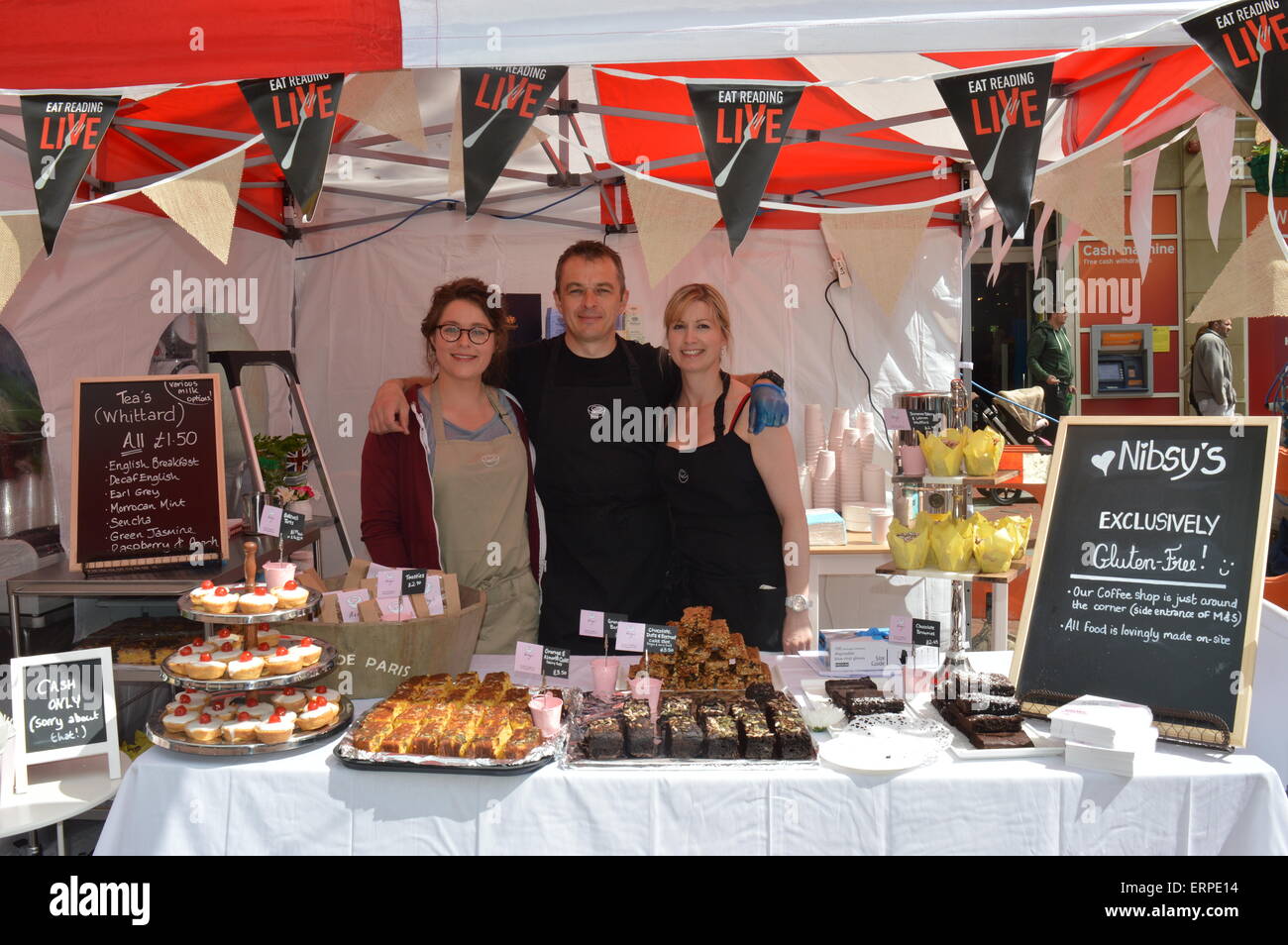 Reading street food market hi-res stock photography and images - Alamy