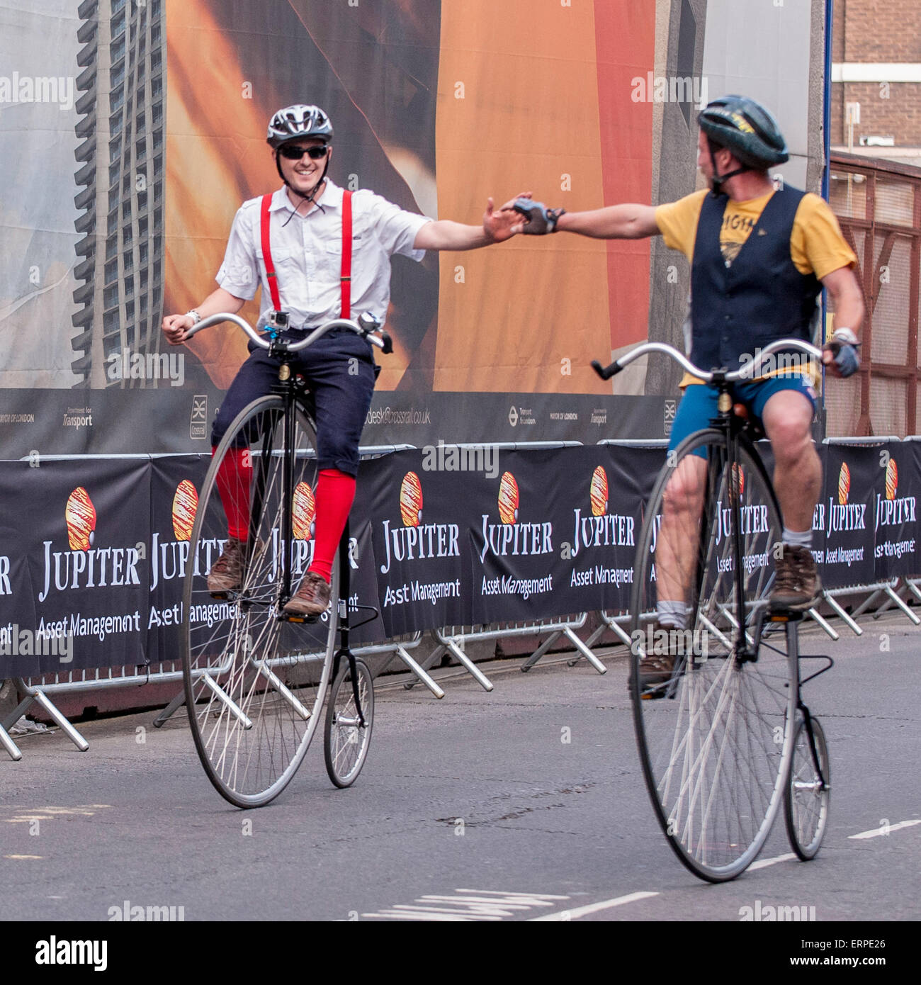 Penny farthing cycle race hi-res stock photography and images - Alamy