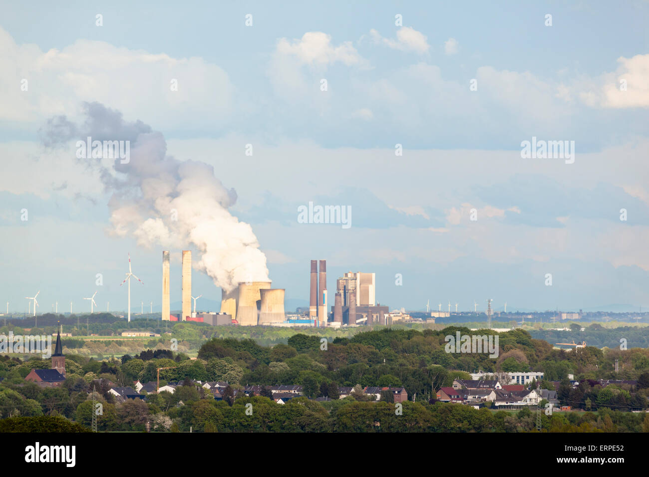 Aerial view slag heap coal hi-res stock photography and images - Alamy