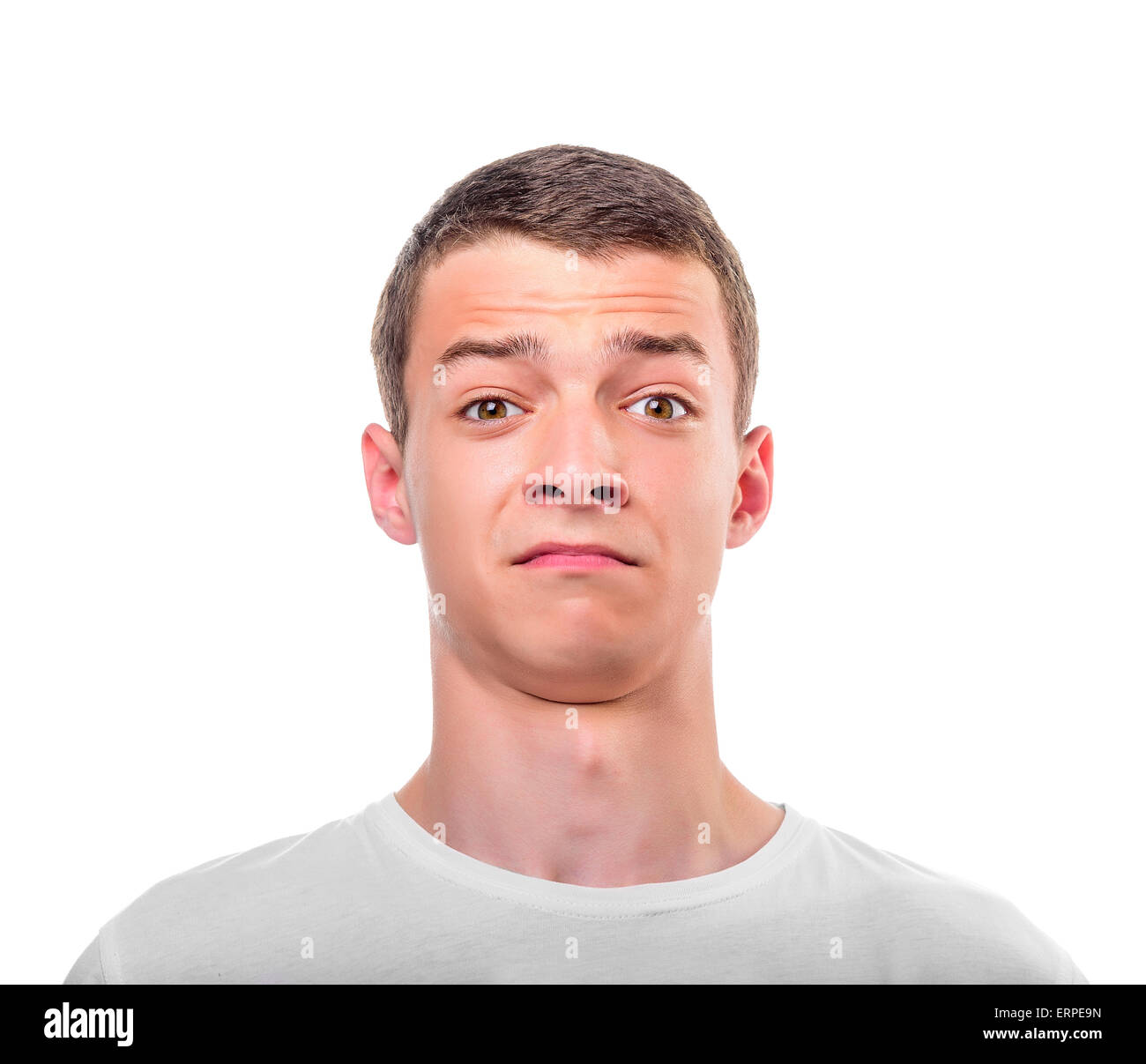Surprised Young Man Stock Photo - Alamy Surprised Young Man Stock Photo - Alamy