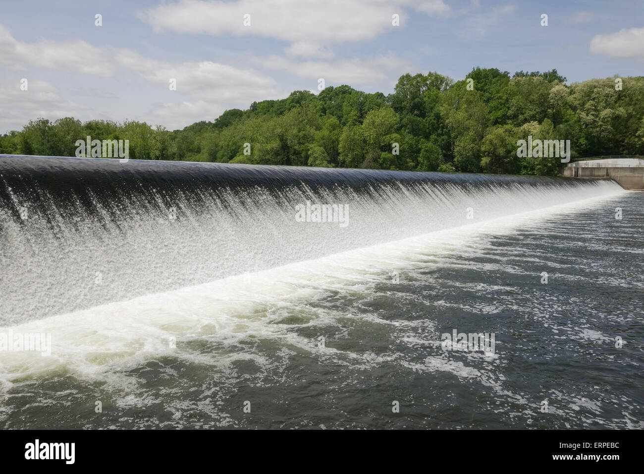 Chain dam in Lehigh Canal at Hugh Moore Park, Easton, Pennsylvania ...