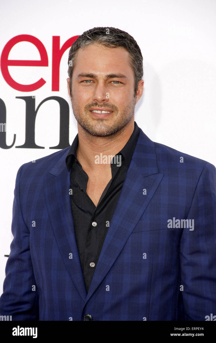 Taylor Kinney at the Los Angeles premiere of "The Other Woman" held at ...