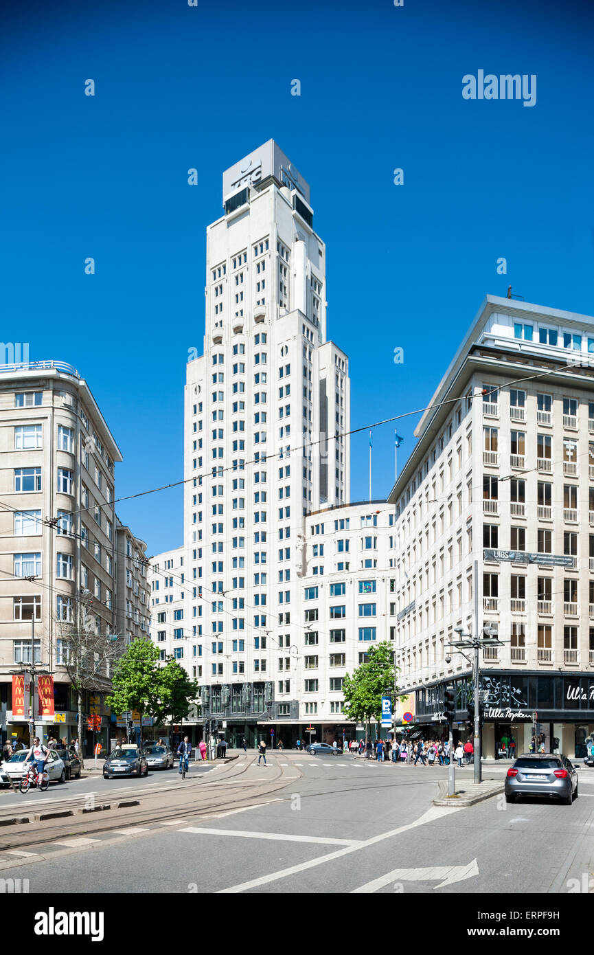 Kbc tower or boerentoren hi-res stock photography and images - Alamy