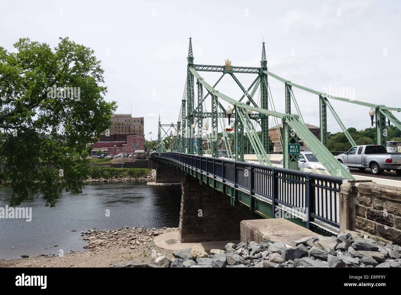 Northampton Street Bridge or The 'Free' bridge connecting Easton, Pa ...