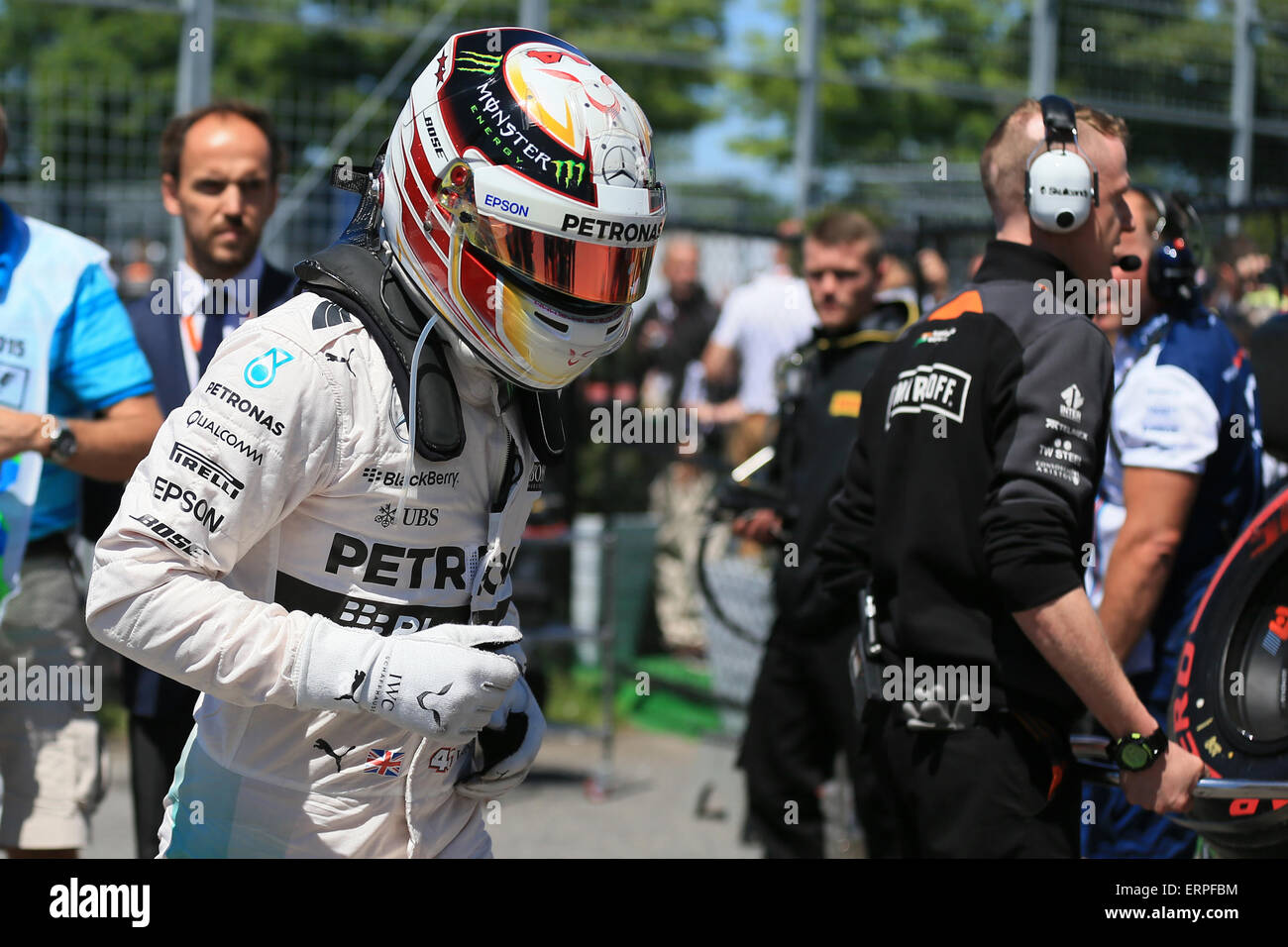 Lewis hamilton canada 2015 hi-res stock photography and images - Alamy