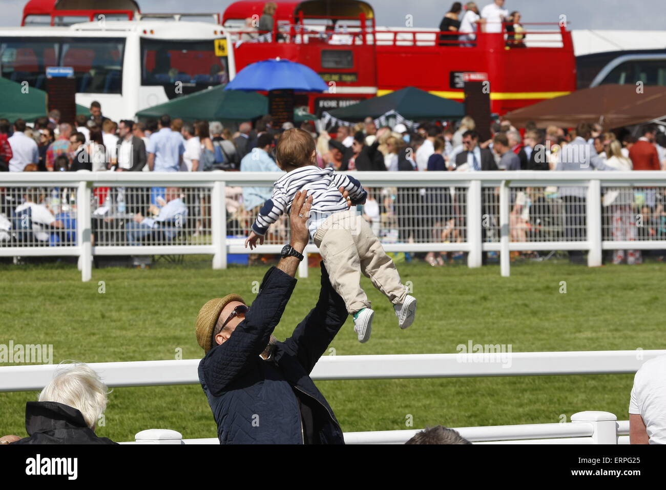 Derby day epsom downs surrey hi-res stock photography and images - Alamy