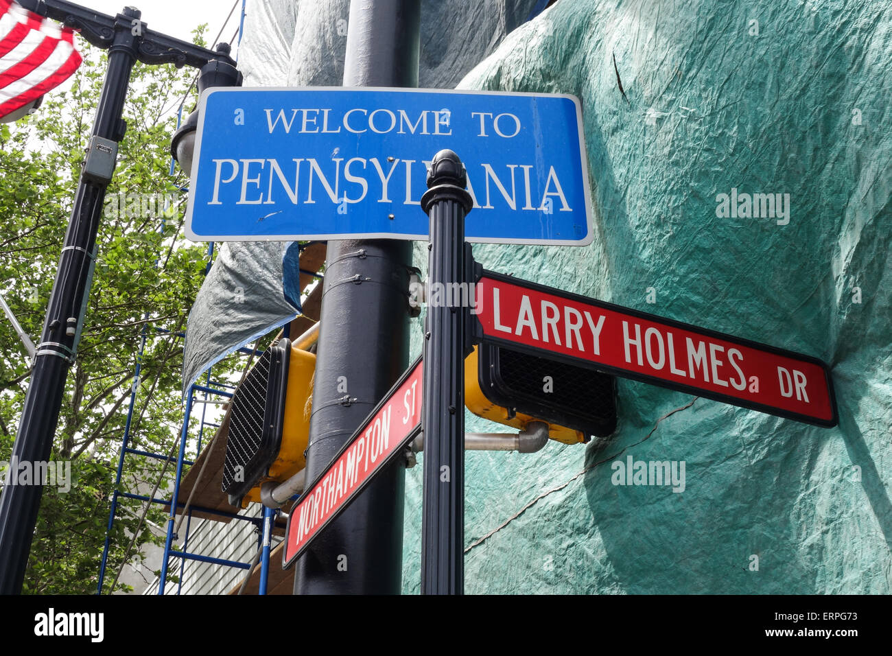 Pennsylvania welcome sign hi-res stock photography and images - Alamy