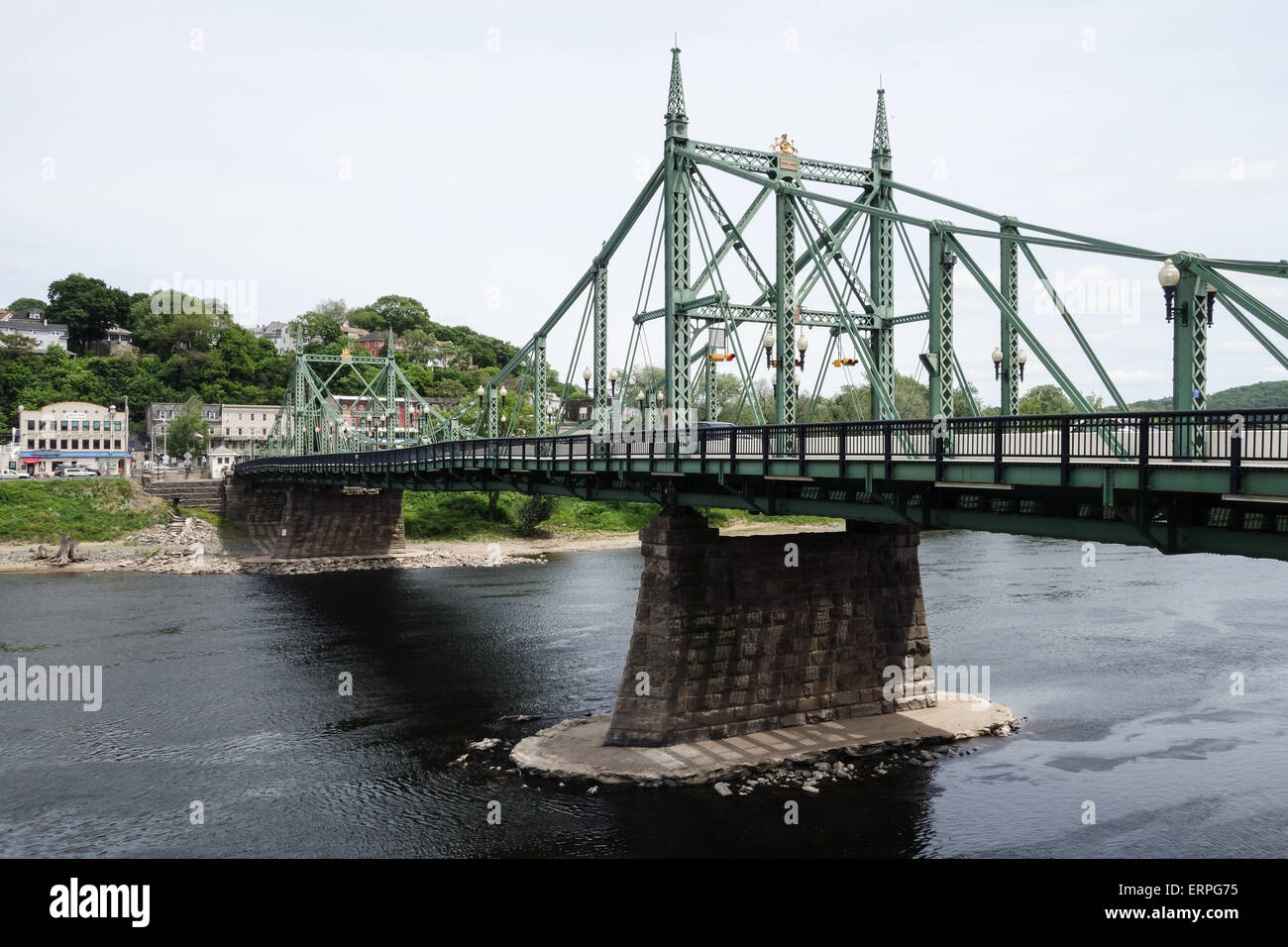 Northampton Street Bridge or The 'Free' bridge connecting Easton, Pa ...