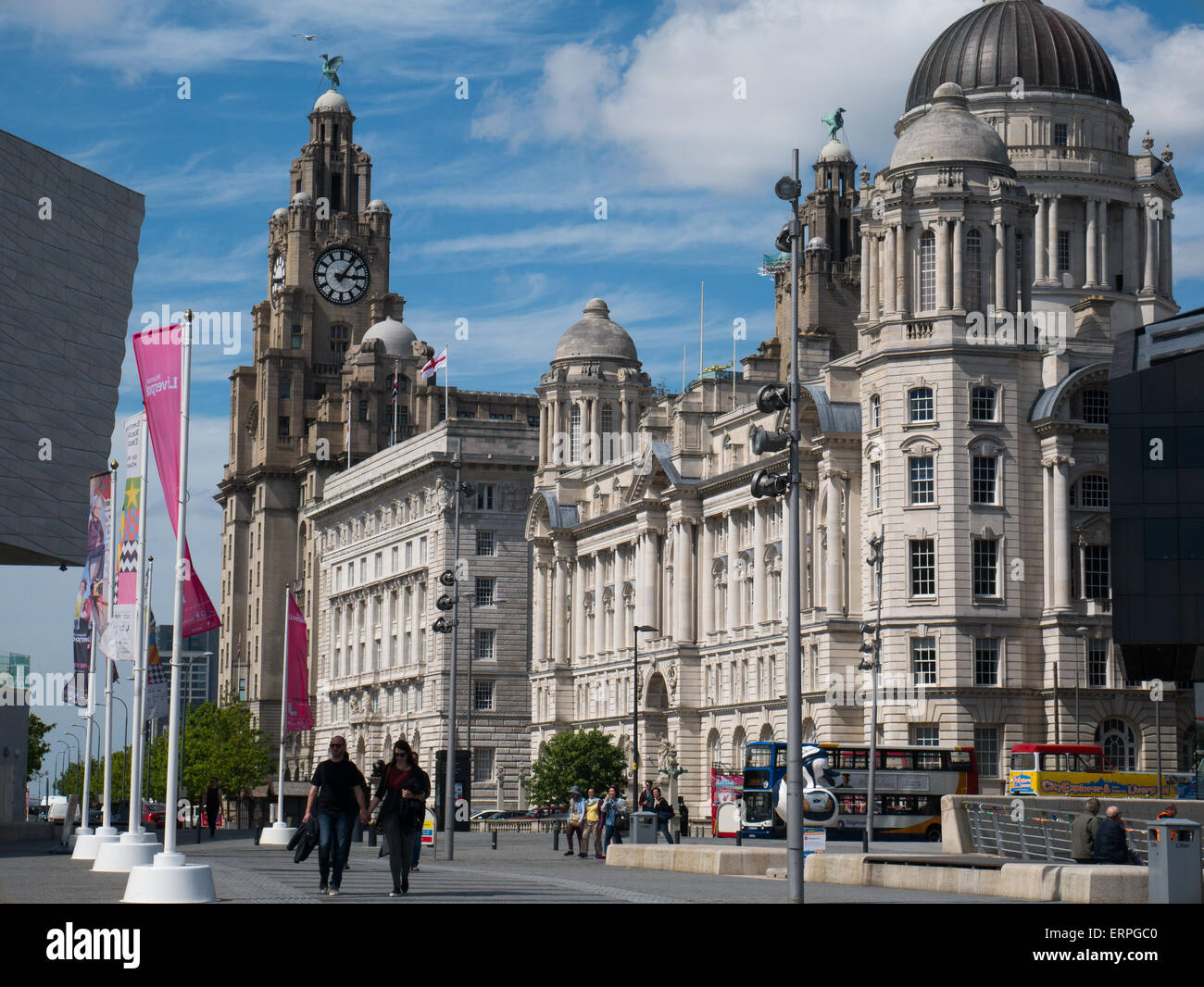 Liverpool three graces hi-res stock photography and images - Alamy