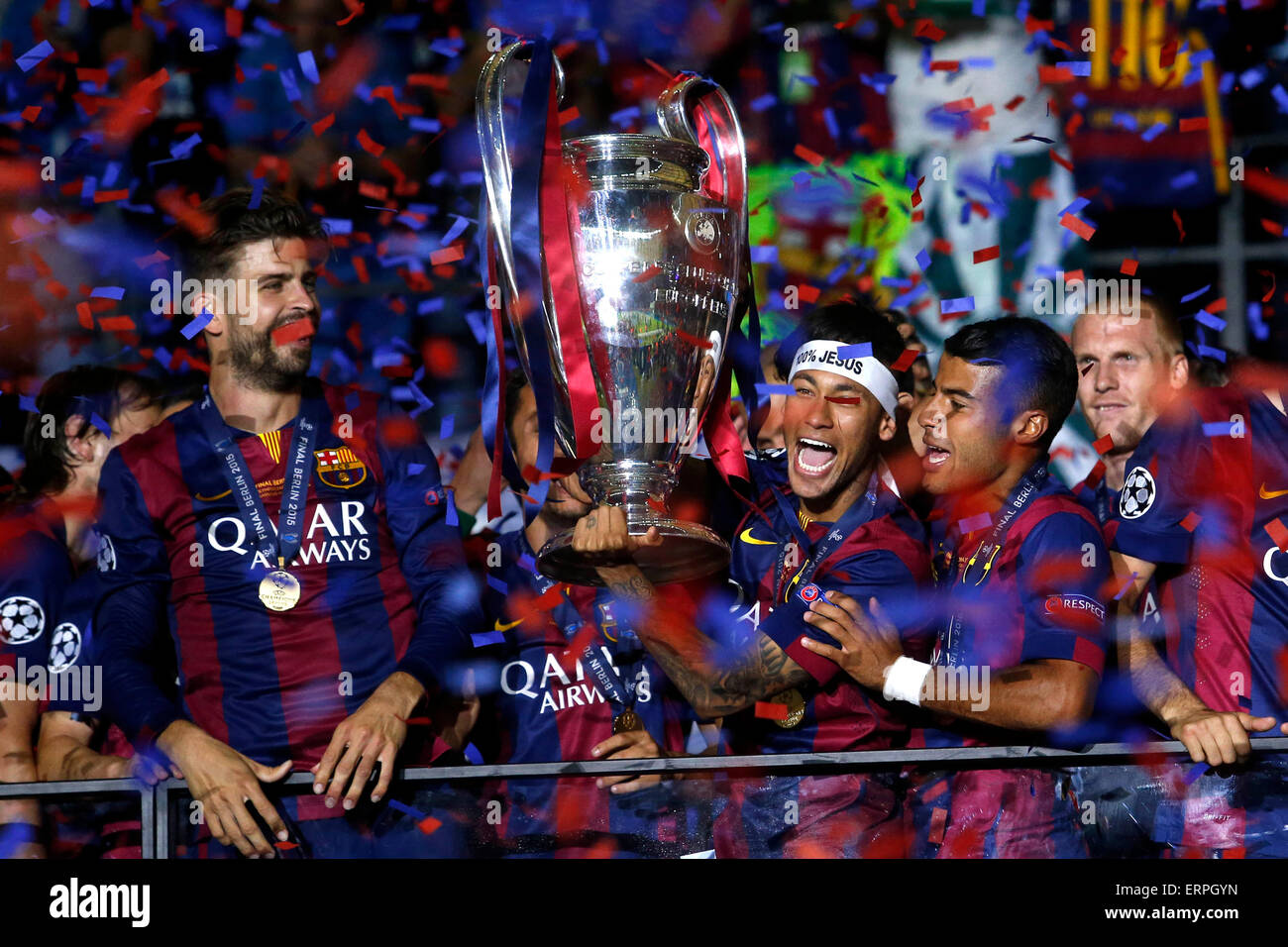Neymar 2015 uefa champions league final hi-res stock photography and ...