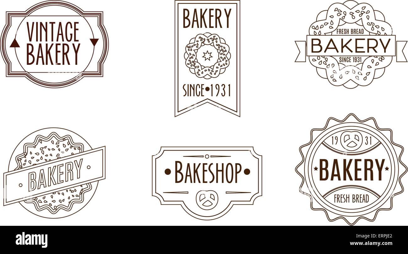 Collection of vintage retro bakery logo Stock Vector Image & Art - Alamy Collection of vintage retro bakery logo Stock Vector Image & Art - Alamy