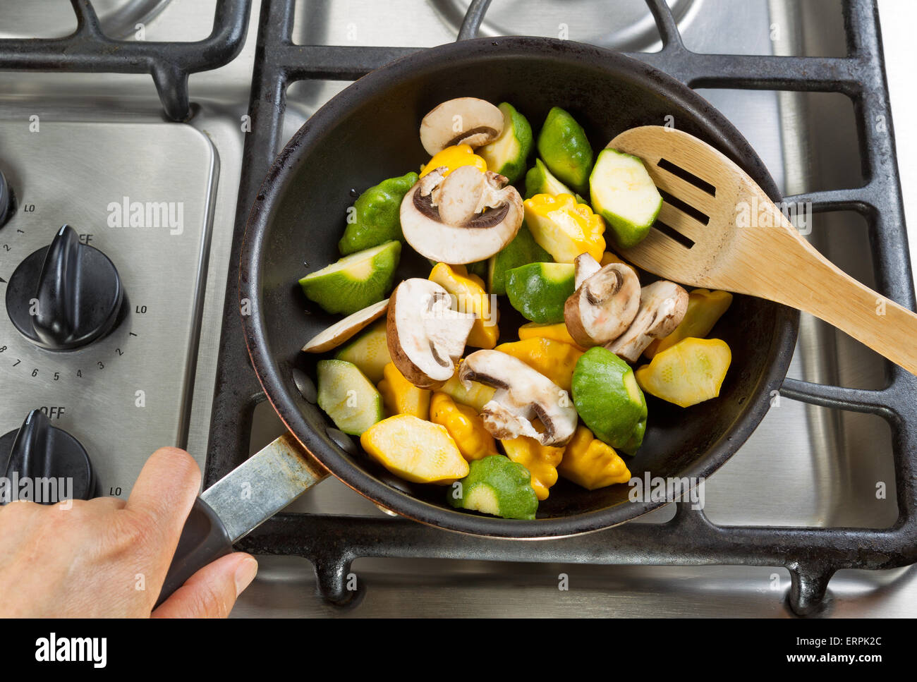 Hand stirring food hi-res stock photography and images - Alamy