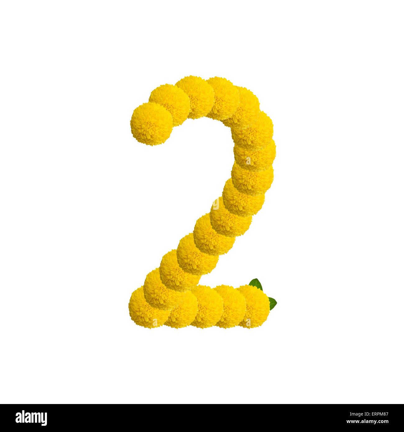 Number two made of flower Stock Photo - Alamy