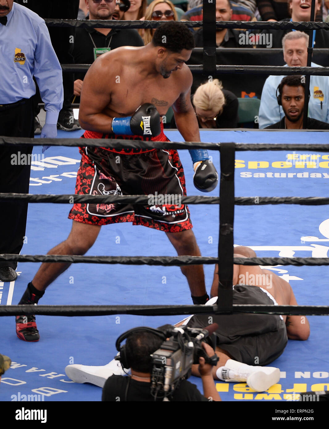 Carson, USA. 6th June, 2015. Former 2012 U.S. Olympian Dominic ...