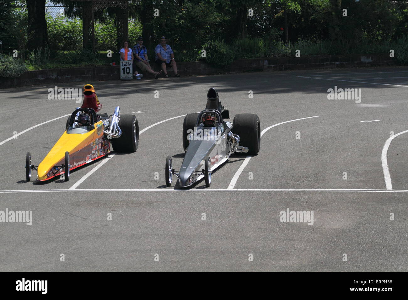 Race cars in Queue Stock Photo - Alamy