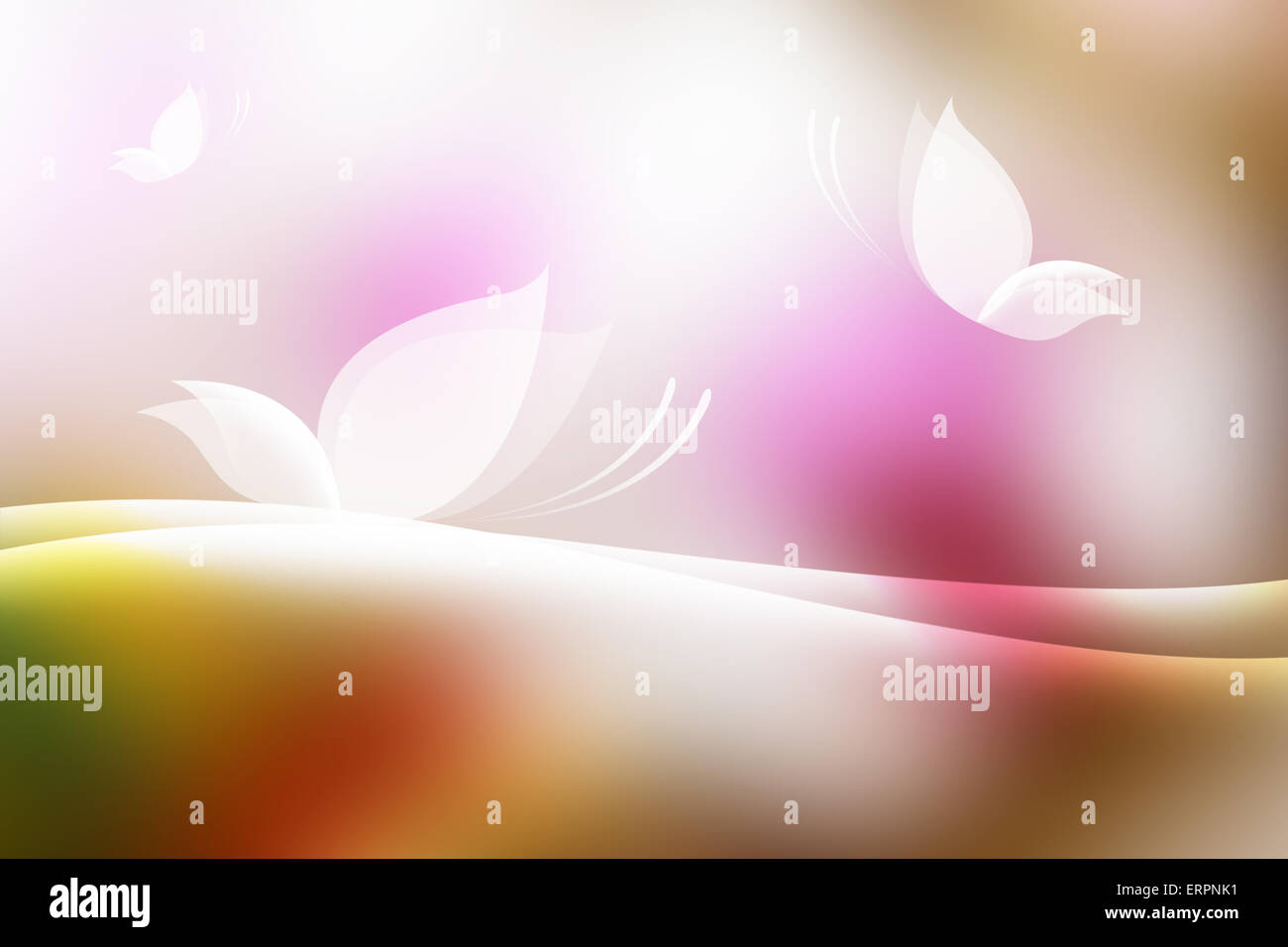 Abstract butterflies background. background design Stock Photo - Alamy