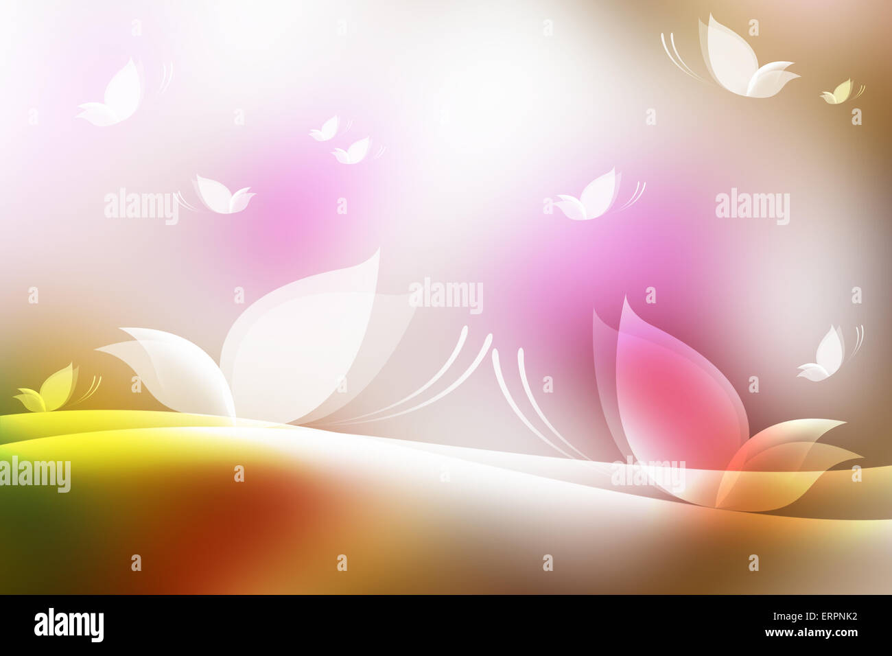 Abstract butterflies background. background design Stock Photo - Alamy