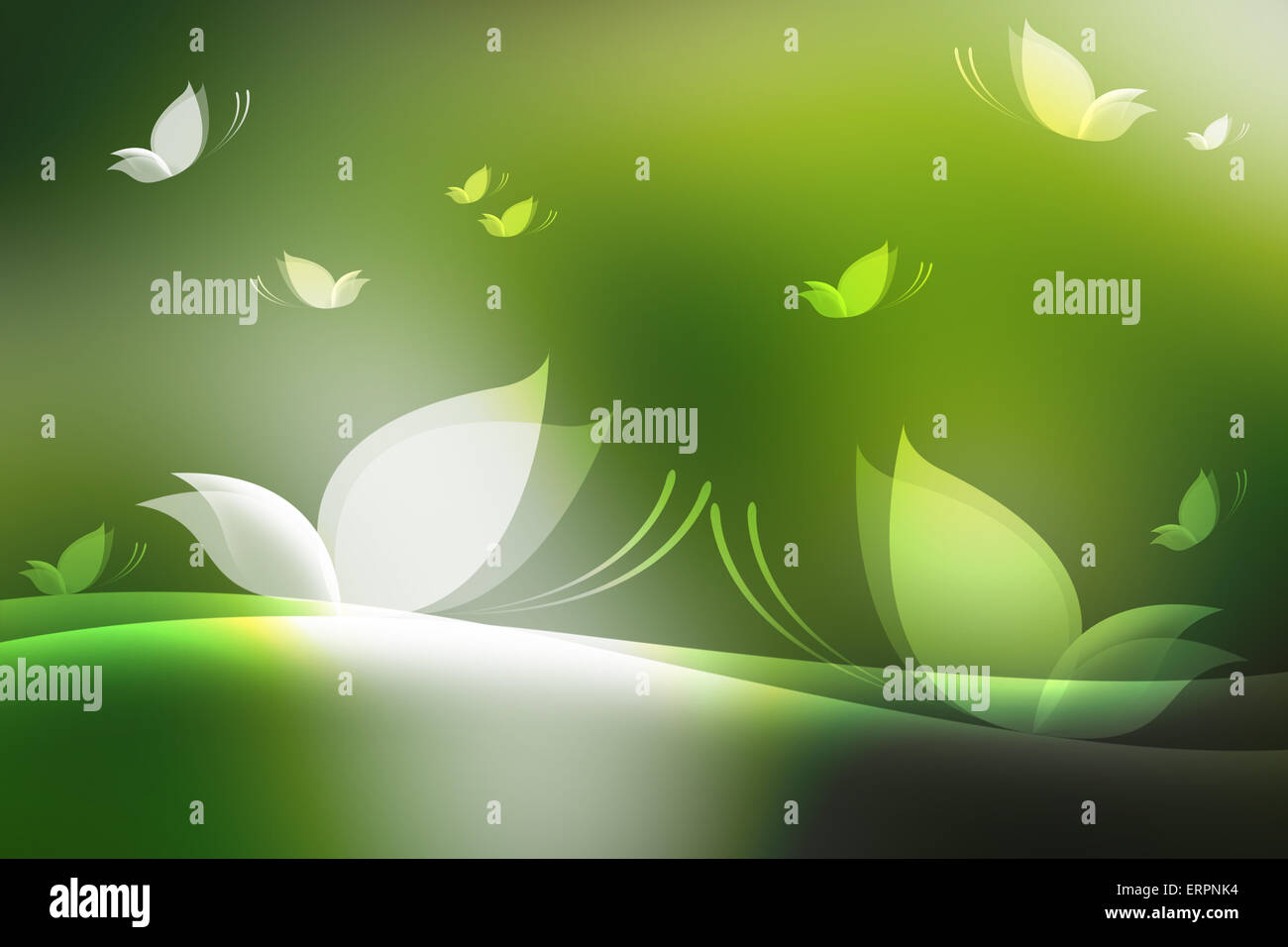 Abstract butterflies background. background design Stock Photo - Alamy