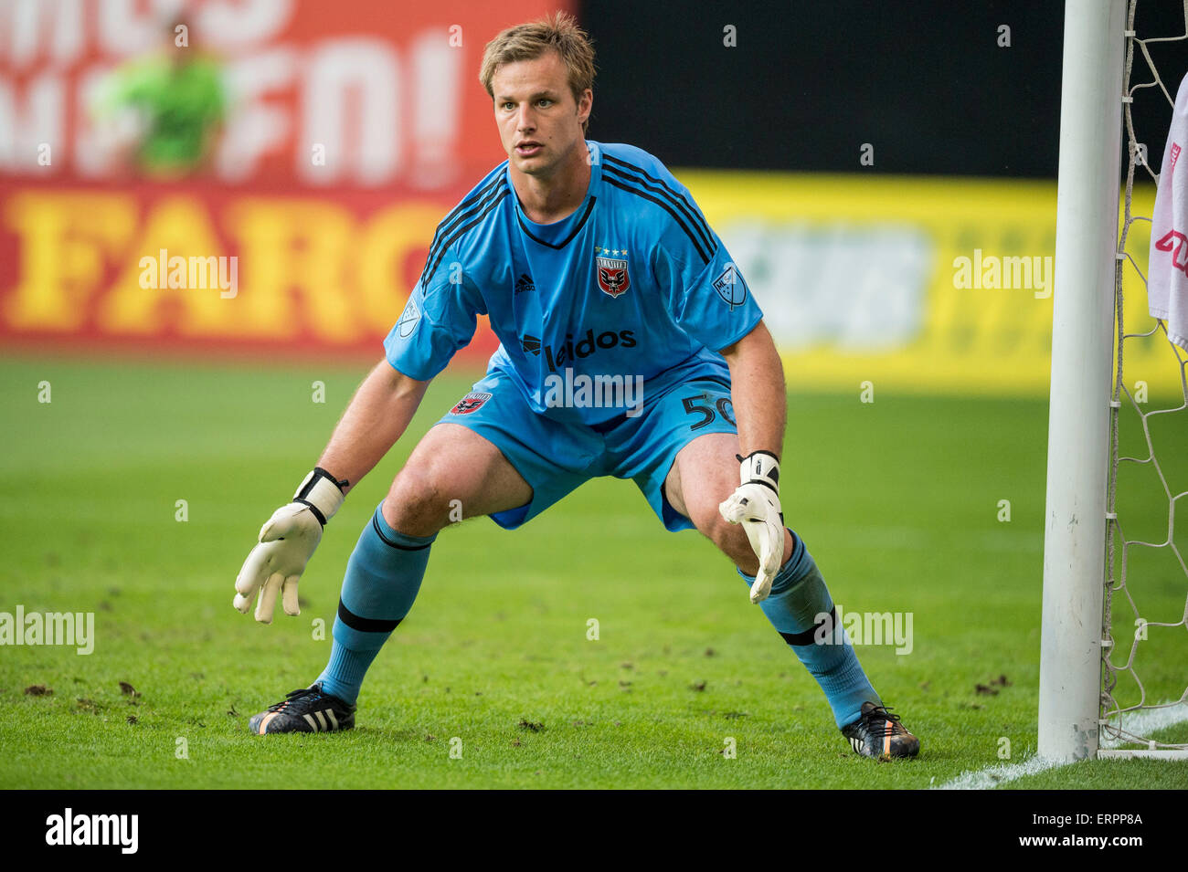 Washington, DC, USA. 6th June, 2015. DC United G Andrew Dykstra (50 ...