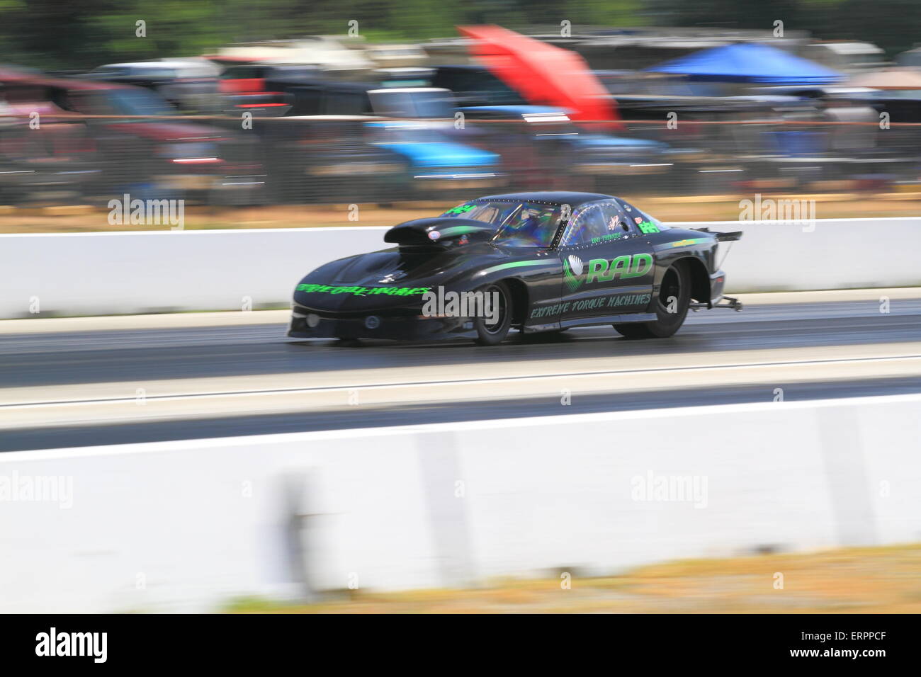 Race car showing motion blur Stock Photo - Alamy