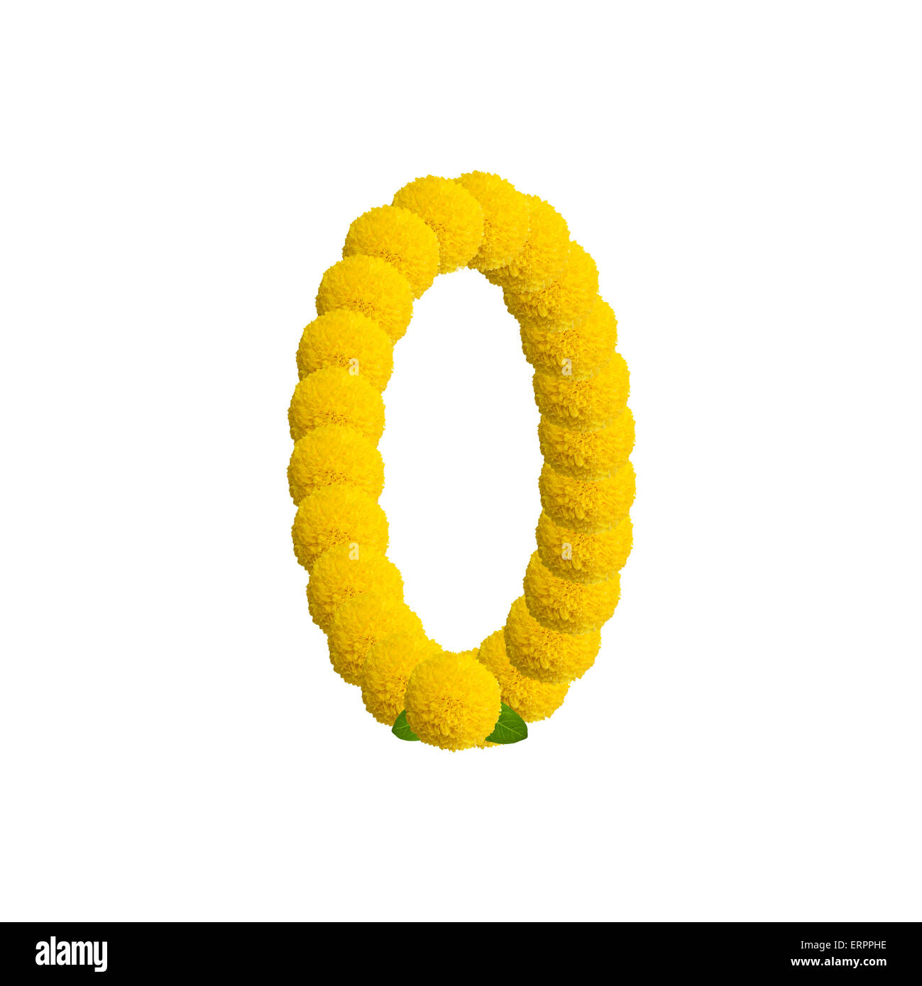Number zero made of flower Stock Photo - Alamy