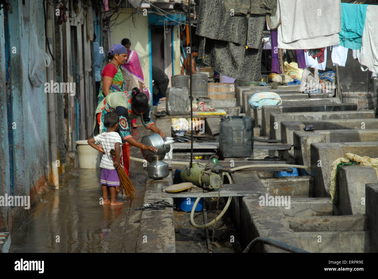 Dhobi ghats mumbai indians hi-res stock photography and images - Alamy