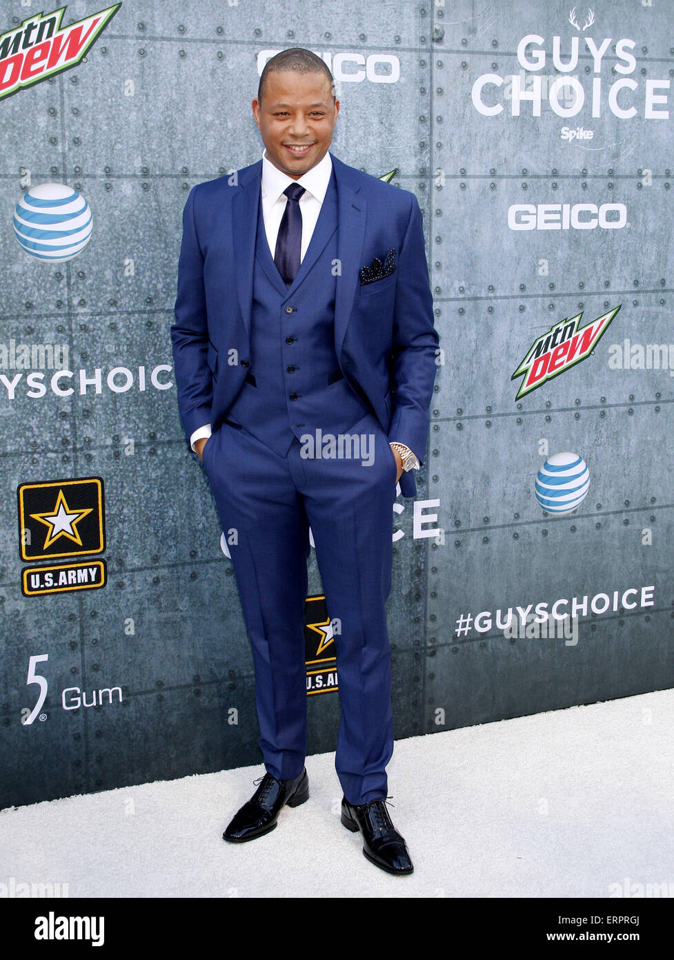 Terrence Howard at the 2015 Spike TV's Guys Choice Awards held at the ...