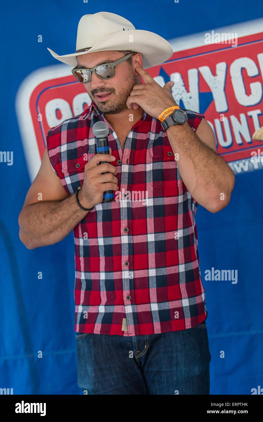 Detroit, Michigan, USA. 6th June, 2015. GOLDEN TATE, JOESPH FAURIA and ...