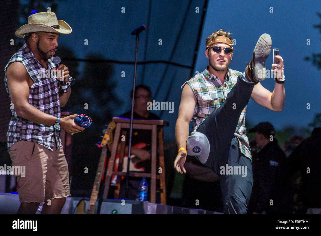 Detroit, Michigan, USA. 6th June, 2015. GOLDEN TATE, JOESPH FAURIA and ...