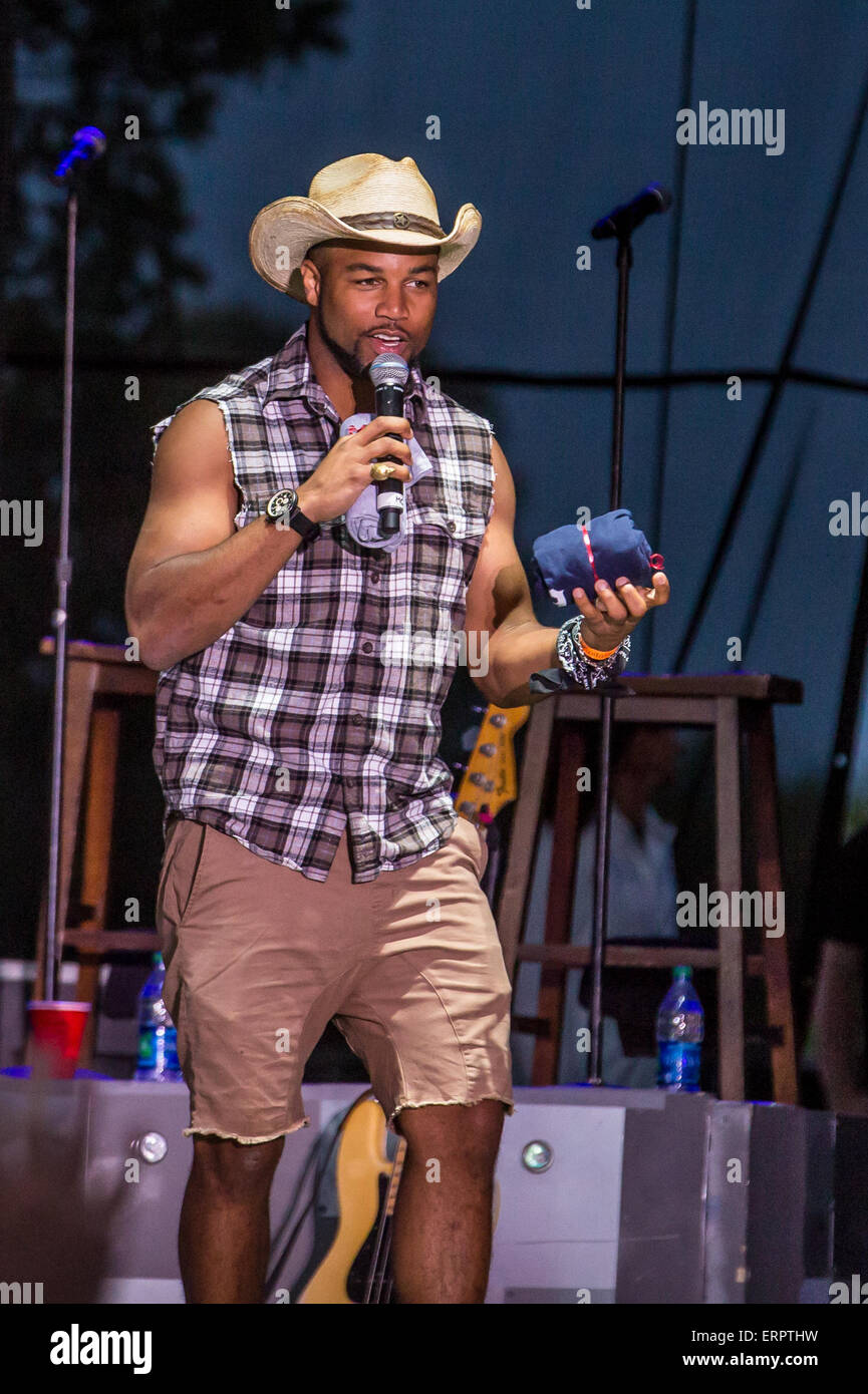 Detroit, Michigan, USA. 6th June, 2015. GOLDEN TATE, JOESPH FAURIA and ...