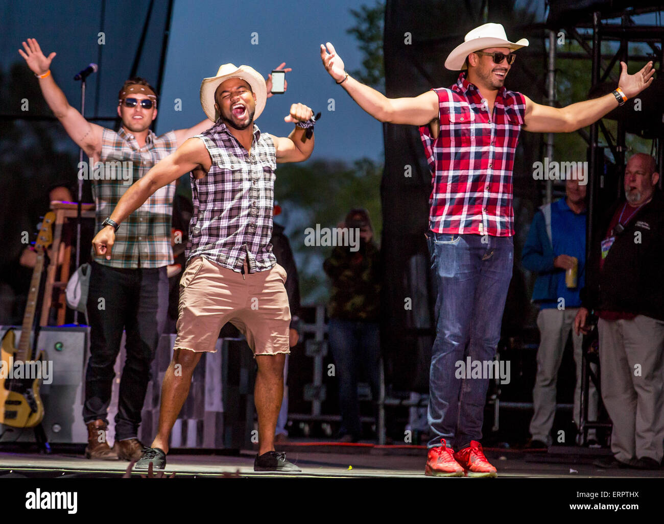 Detroit, Michigan, USA. 6th June, 2015. GOLDEN TATE, JOESPH FAURIA and ...