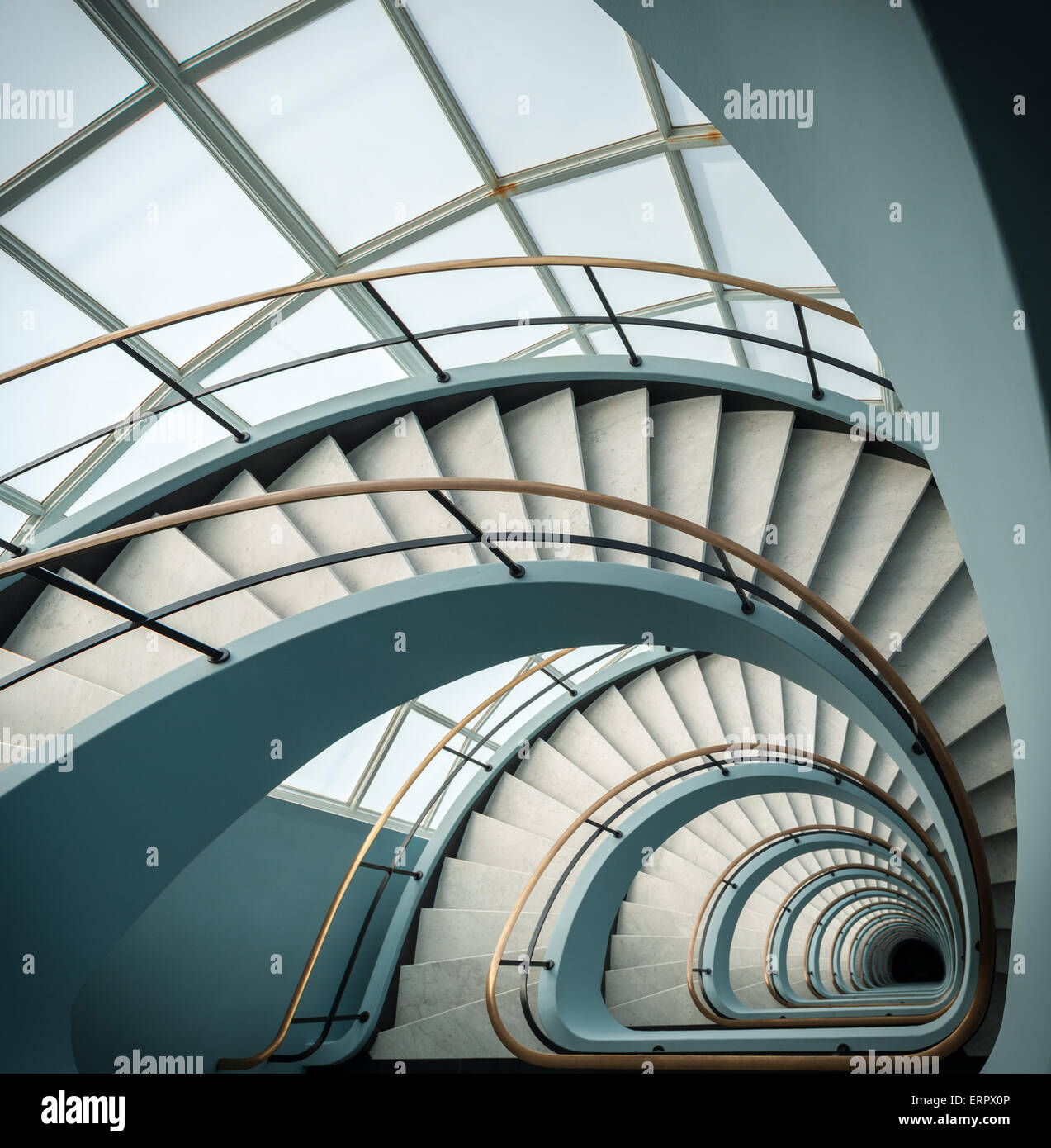 Spiral staircacse of den bell hi-res stock photography and images - Alamy