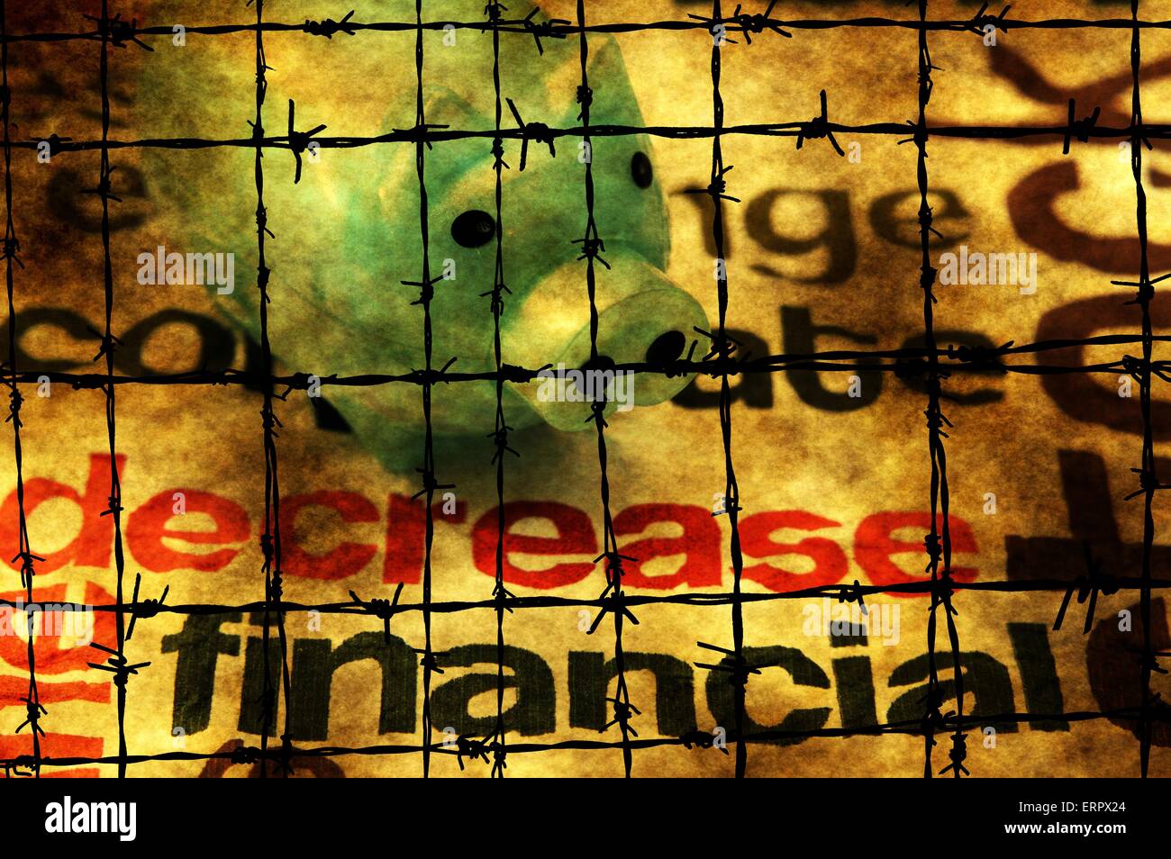 Financial decrease concept Stock Photo - Alamy