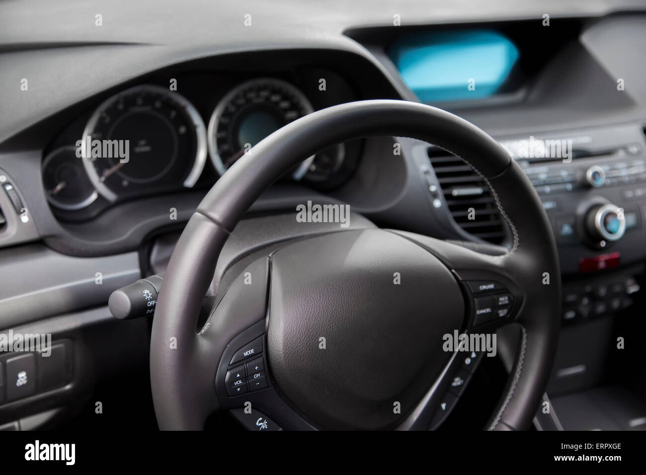 Detail of the car interior Stock Photo - Alamy