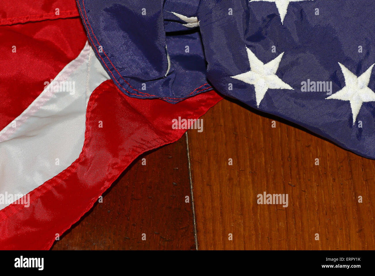 Star spangled banner on wooden planks background Stock Photo - Alamy
