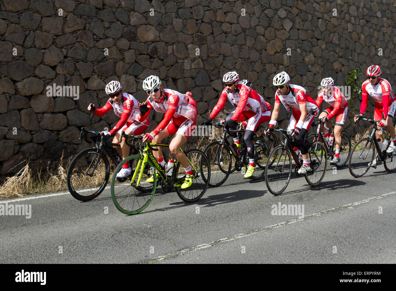 Group of Street Cyclists Stock Photo - Alamy